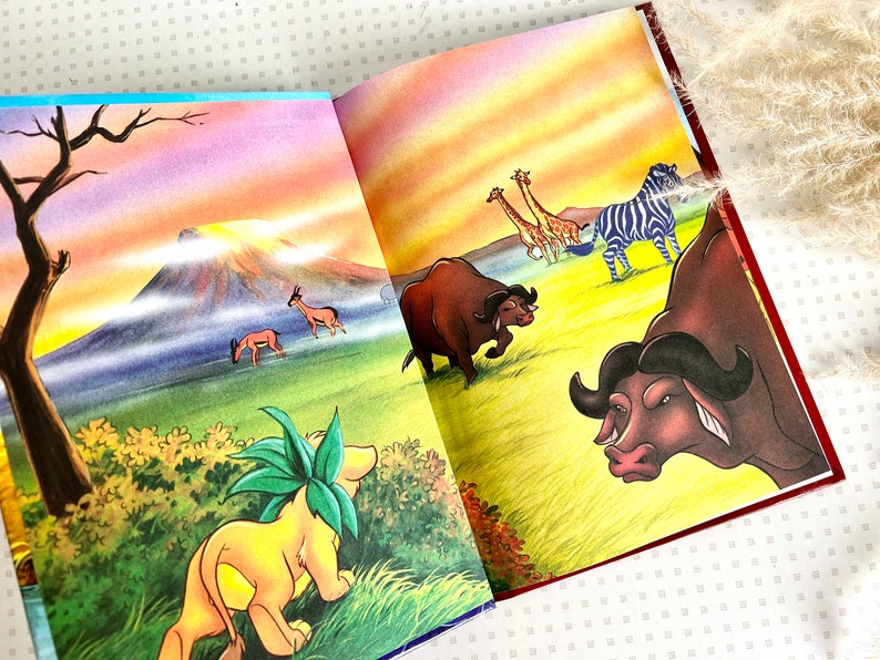 Vintage Walt Disney Lion King Simba and Nala Help Bomo Book - Etsy Israel
