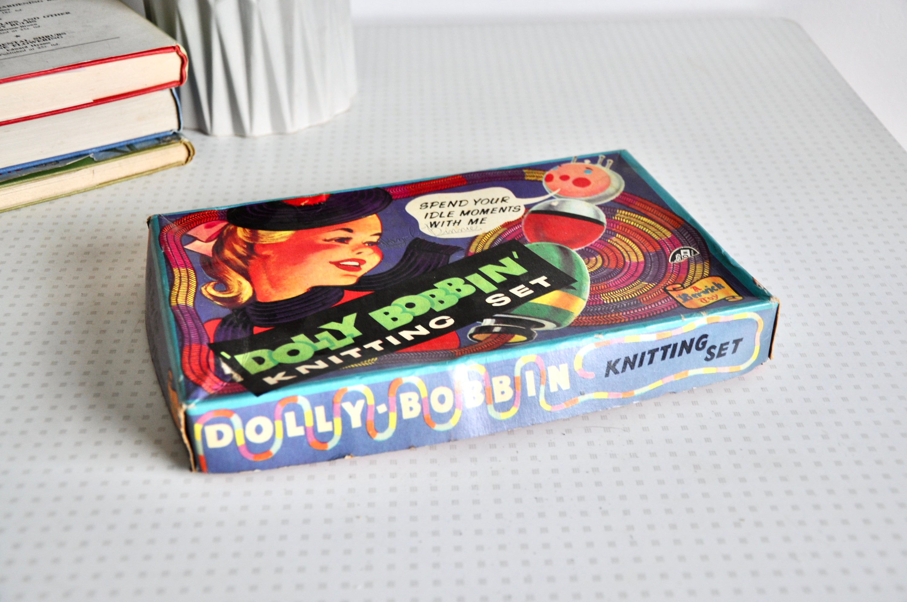 Vintage Dolly Bobbin Knitting Set Boxed Game From the 1950s - Etsy UK
