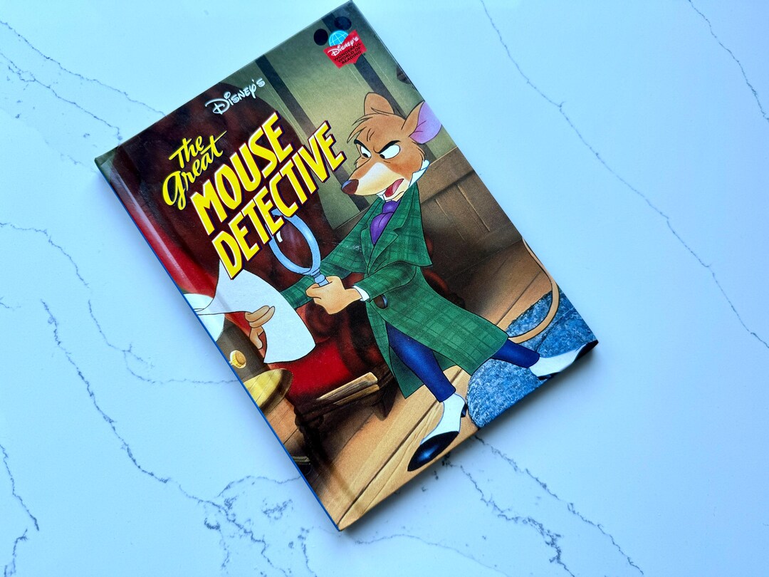 Vintage Walt Disney the Mouse Detective Book From 1986 - Etsy