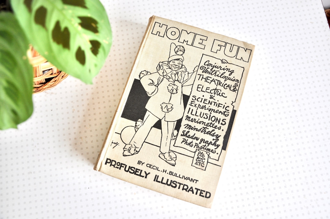 Vintage Home Fun Book of Magic Illusions Experiments From 1945 - Etsy UK