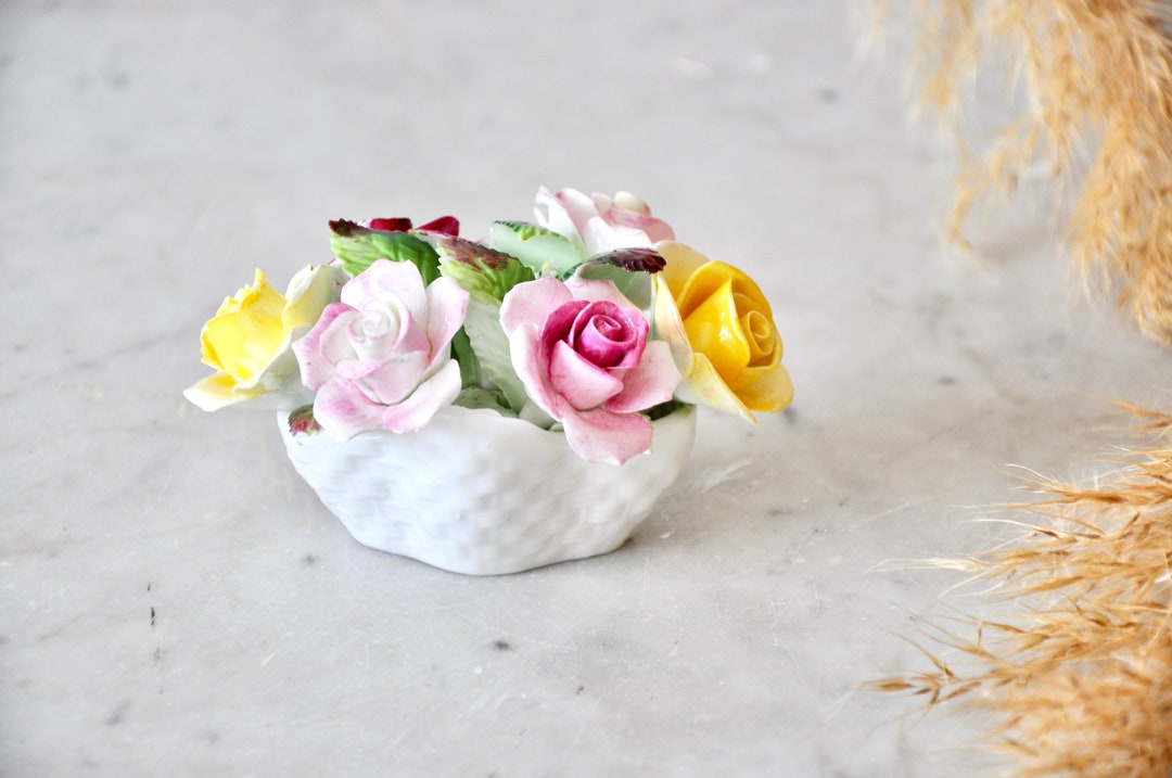 Royal Adderley Fine Bone China Floral Ornament With Bouquet 1980s - Etsy