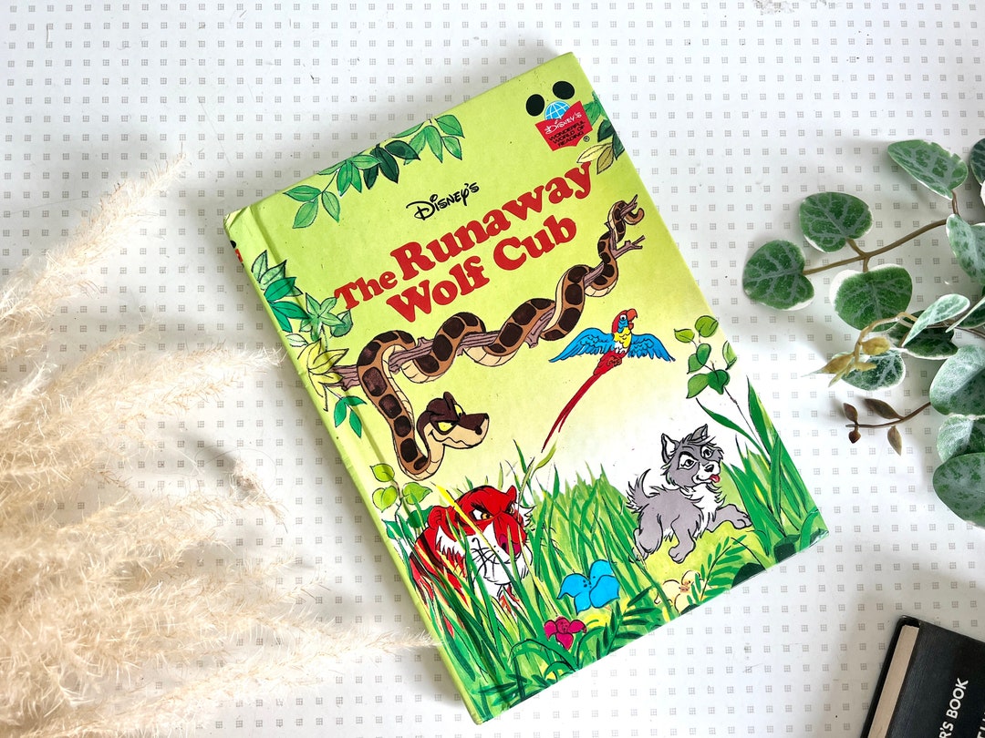 Vintage Walt Disney the Runaway Wolf Club Book From 1980 - Etsy