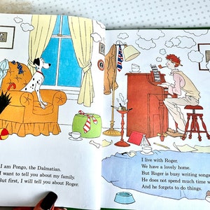 Vintage Walt Disney Pongo and Perdy 101 Dalmatians Book From 1980 - Etsy