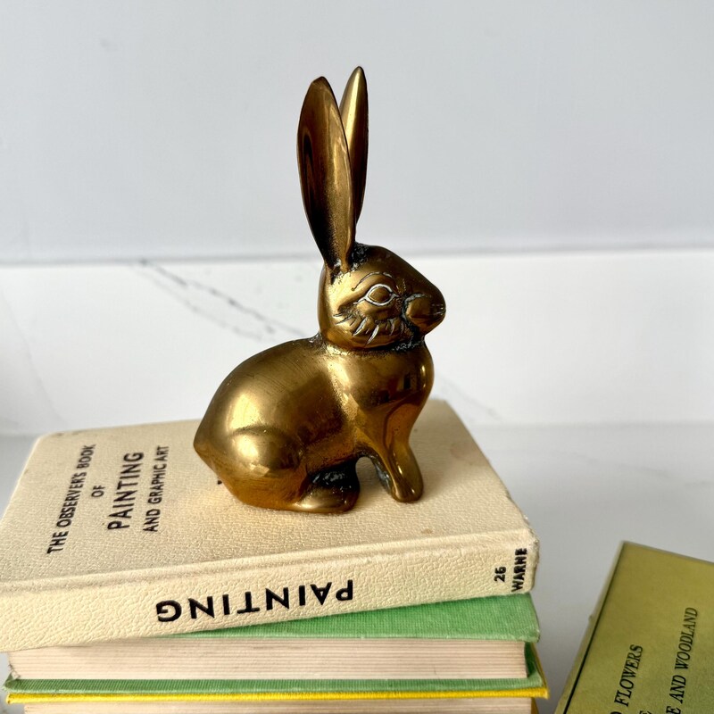 Brass Rabbit - Etsy