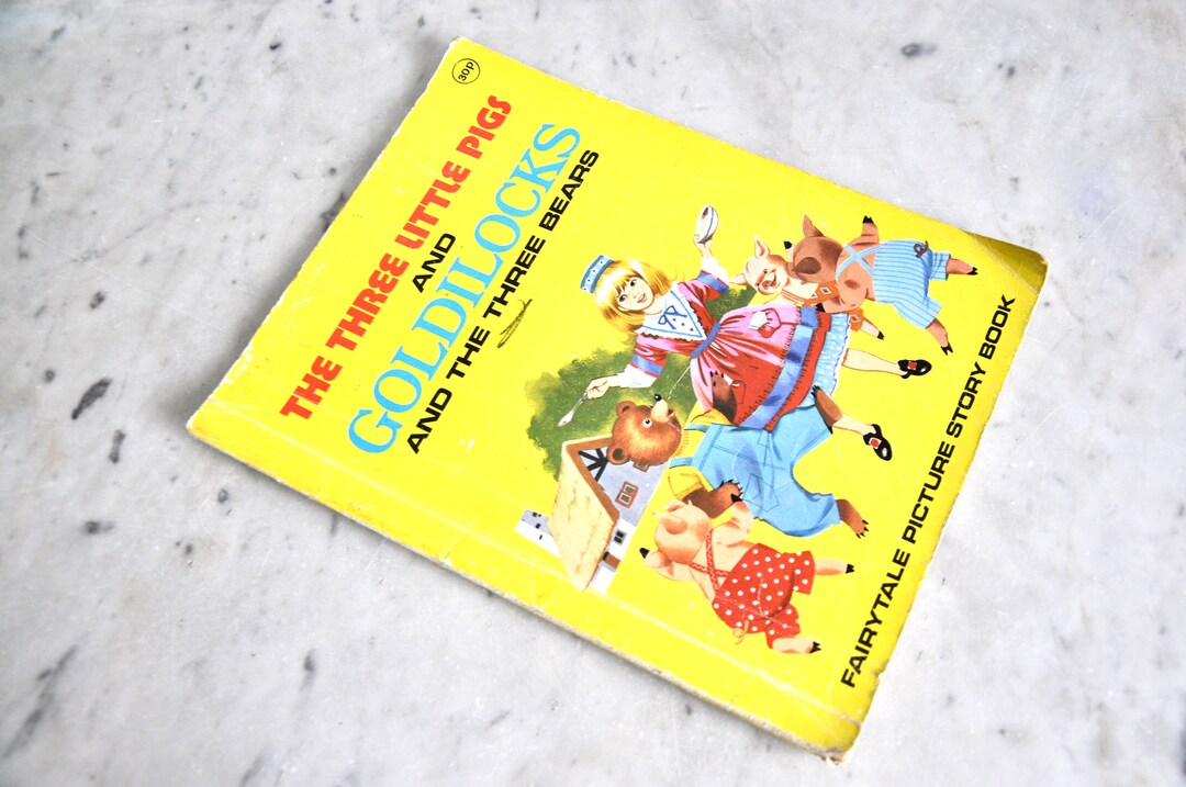 Vintage Three Little Pigs and Goldilocks and the Three Bears Book 1975 ...