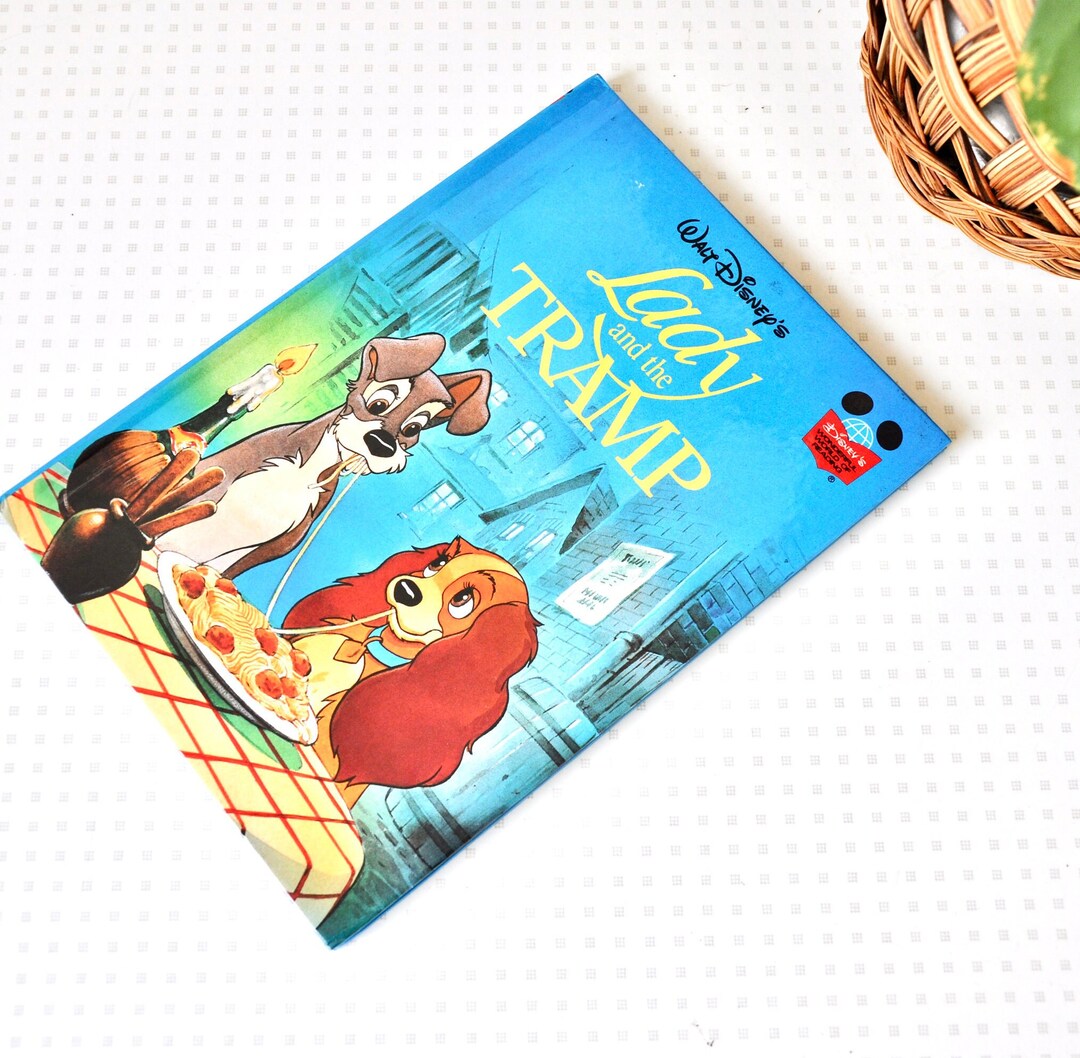 Vintage Walt Disney Lady and the Tramp Book 1994 - Etsy