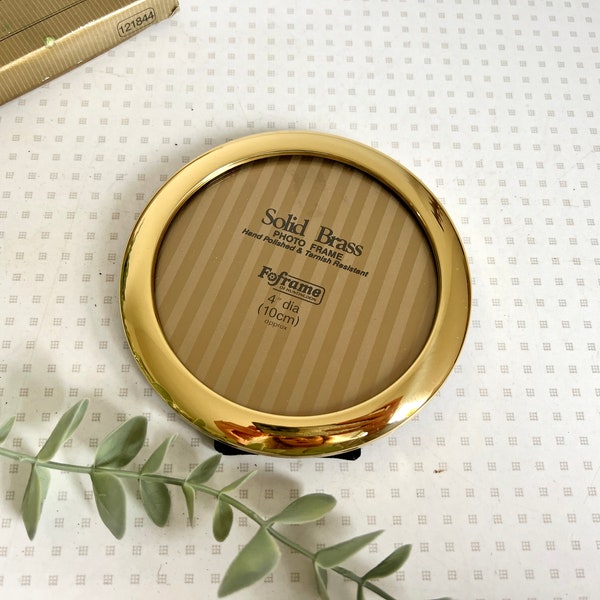 Round Brass Frame - Etsy