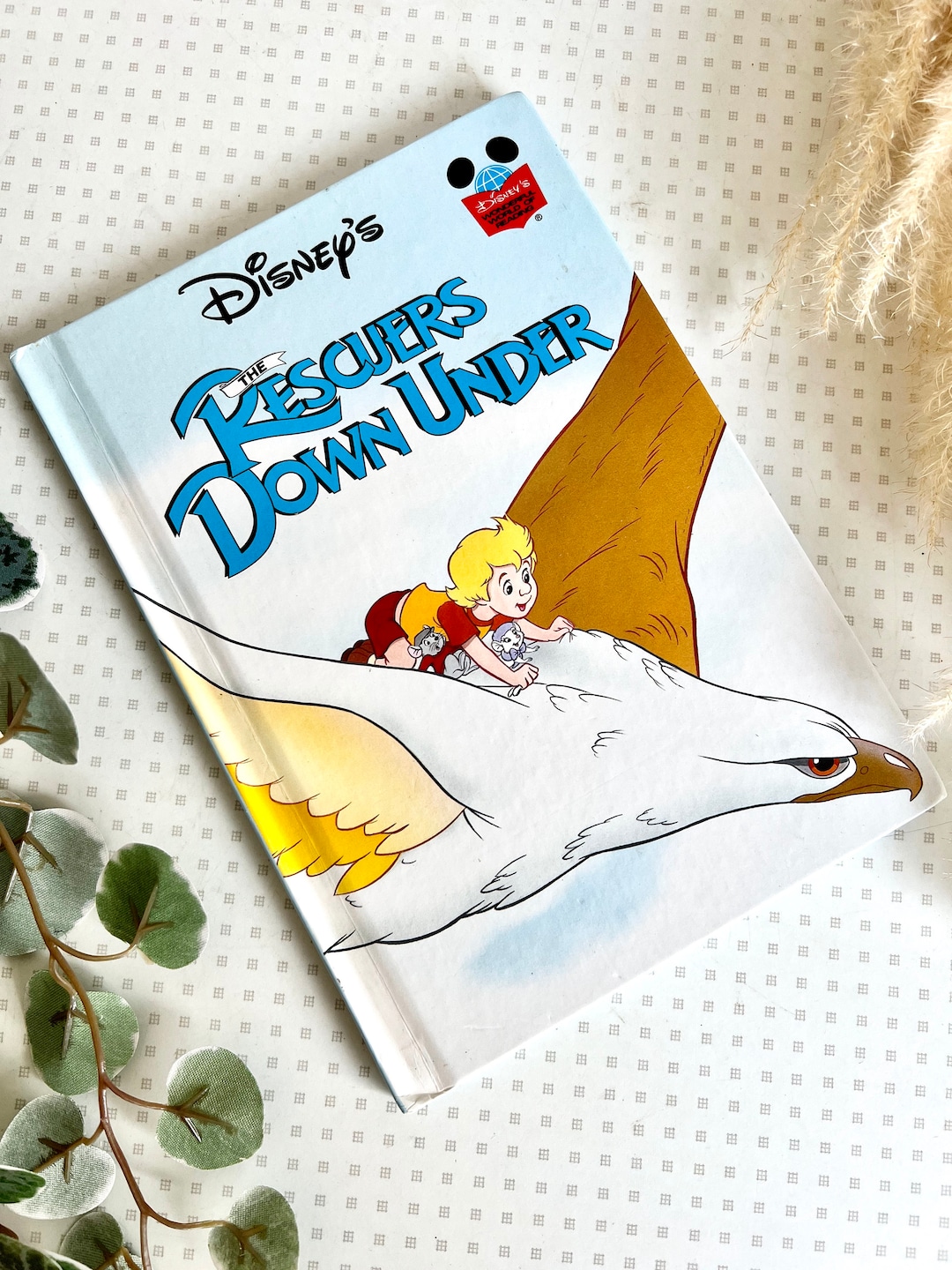Vintage Walt Disney Rescuers Down Under Book From 1993 - Etsy