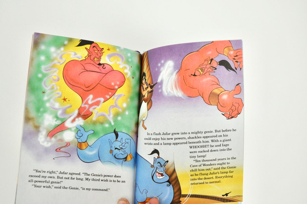 Vintage Walt Disney Aladdin Book From 1993 - Etsy