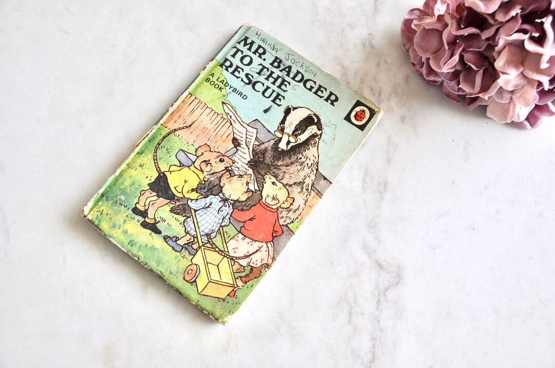 Vintage Ladybird Book Mr Badger to the Rescue 1940 - Etsy
