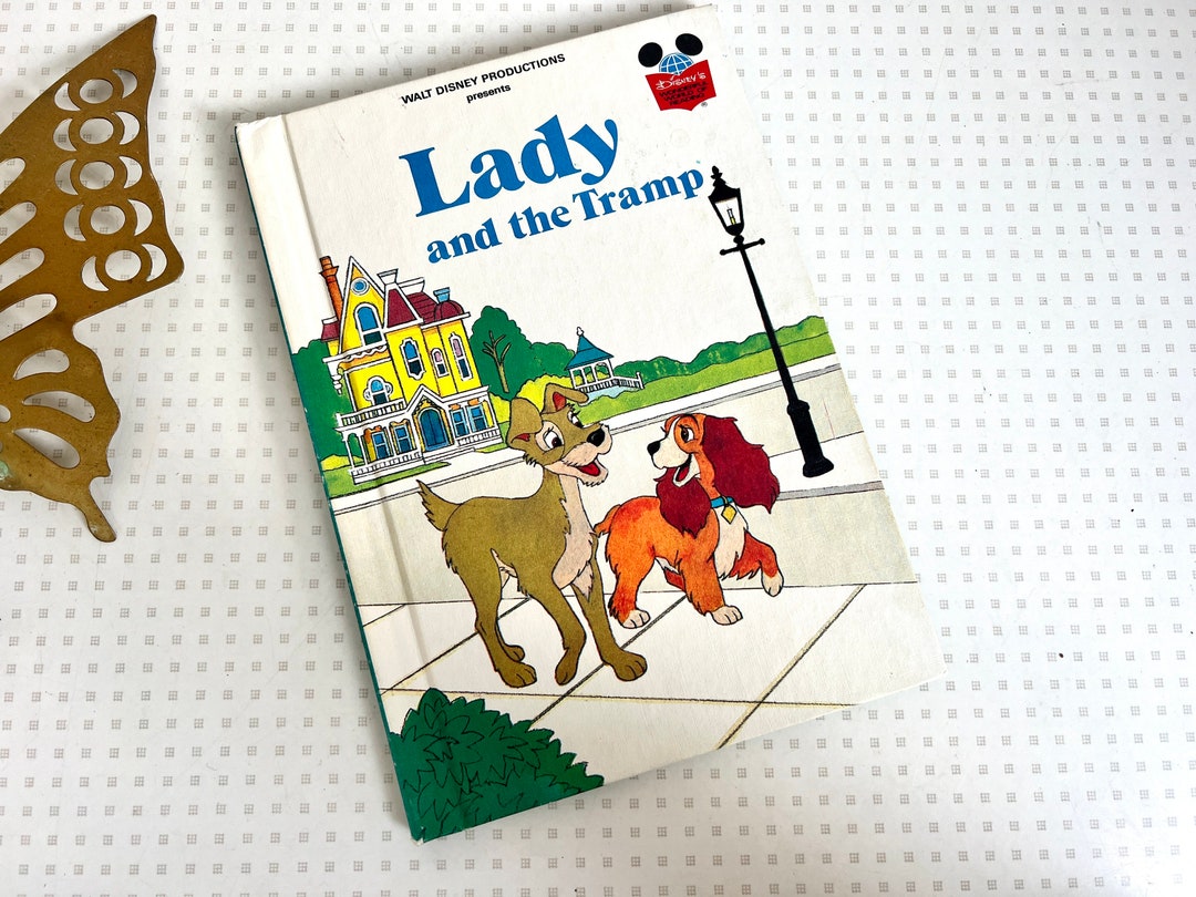 Vintage Walt Disney Lady and the Tramp Book 1981 - Etsy