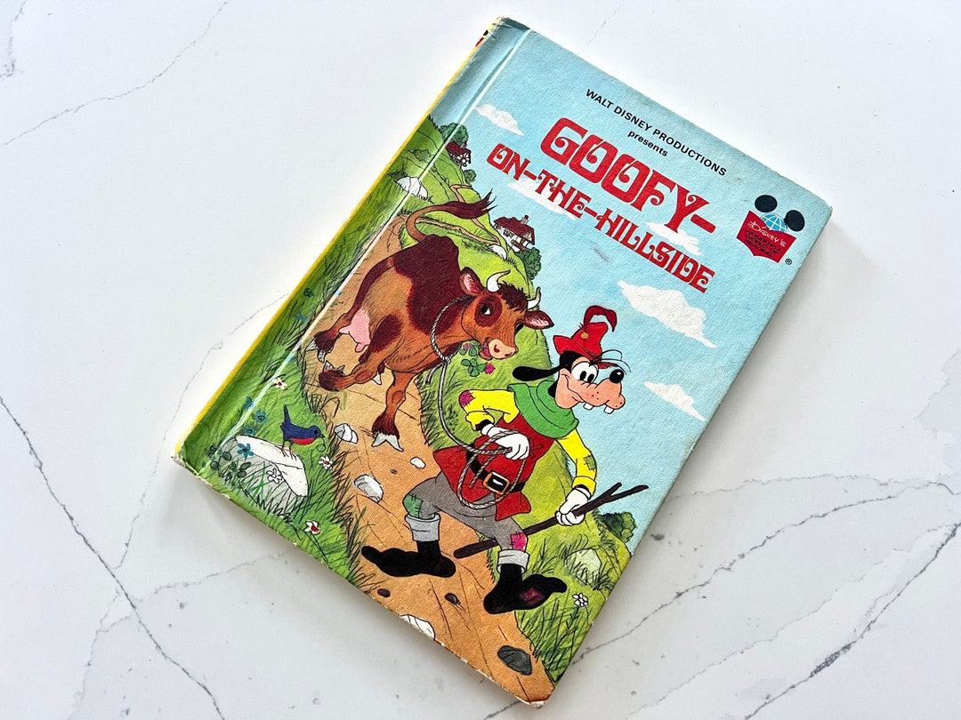 Vintage Walt Disney Goofy on the Hillside Book From 1982 - Etsy