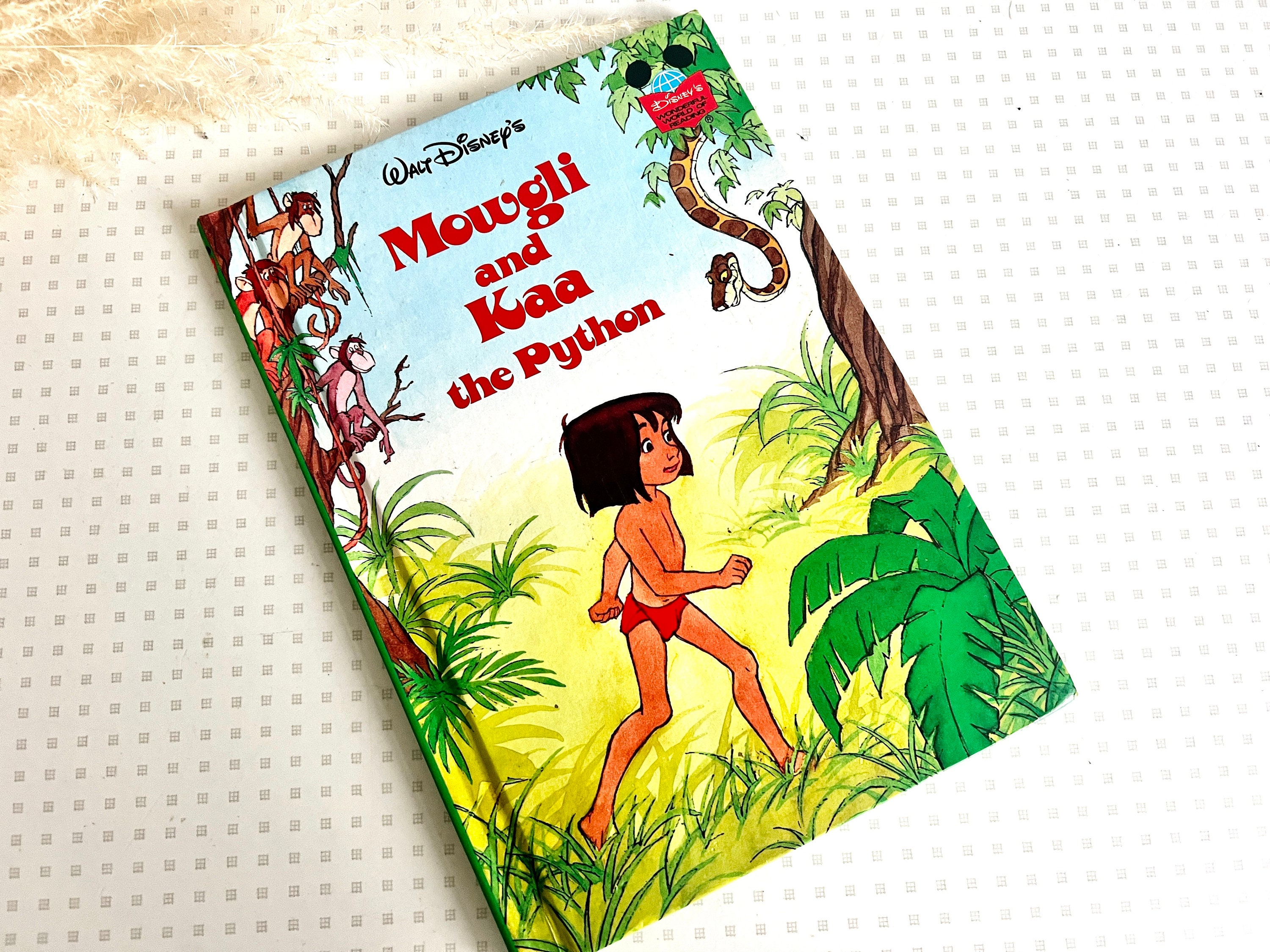 Vintage Walt Disney Mowgli and Kaa the Python Book From 1981 - Etsy UK