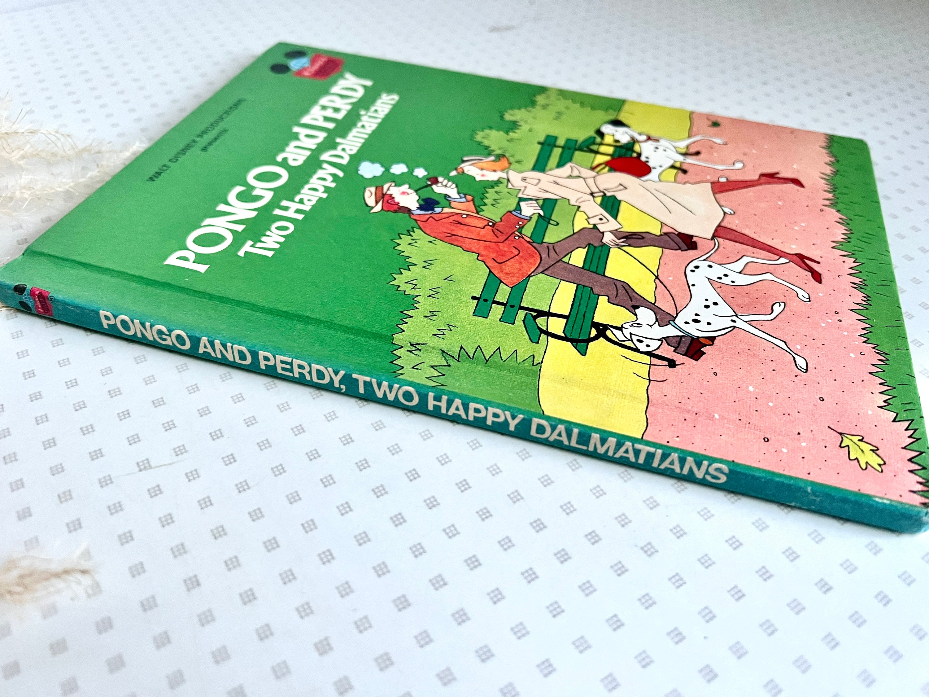 Vintage Walt Disney Pongo and Perdy 101 Dalmatians Book From - Etsy