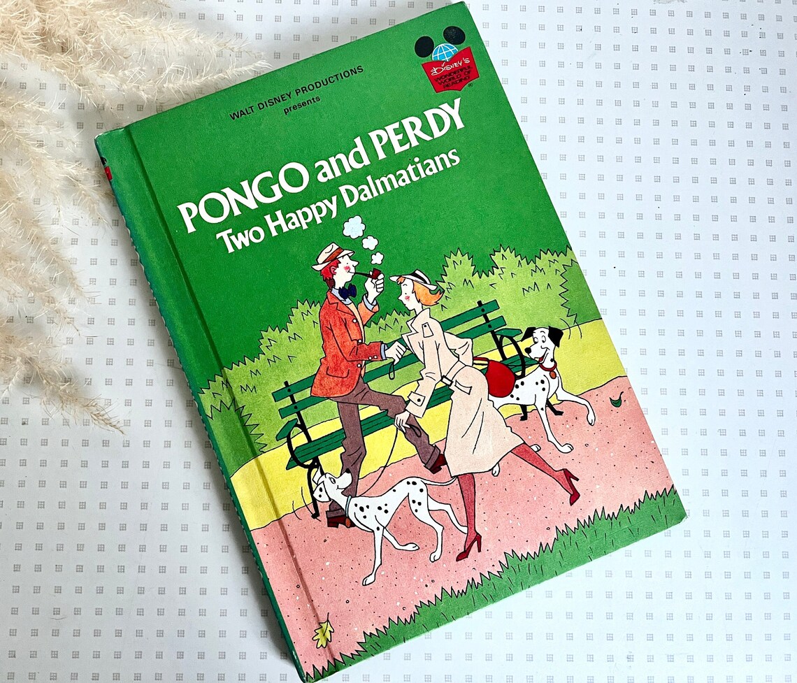 Vintage Walt Disney Pongo and Perdy 101 Dalmatians Book From - Etsy