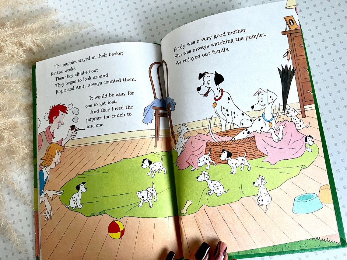Vintage Walt Disney Pongo and Perdy 101 Dalmatians Book From - Etsy