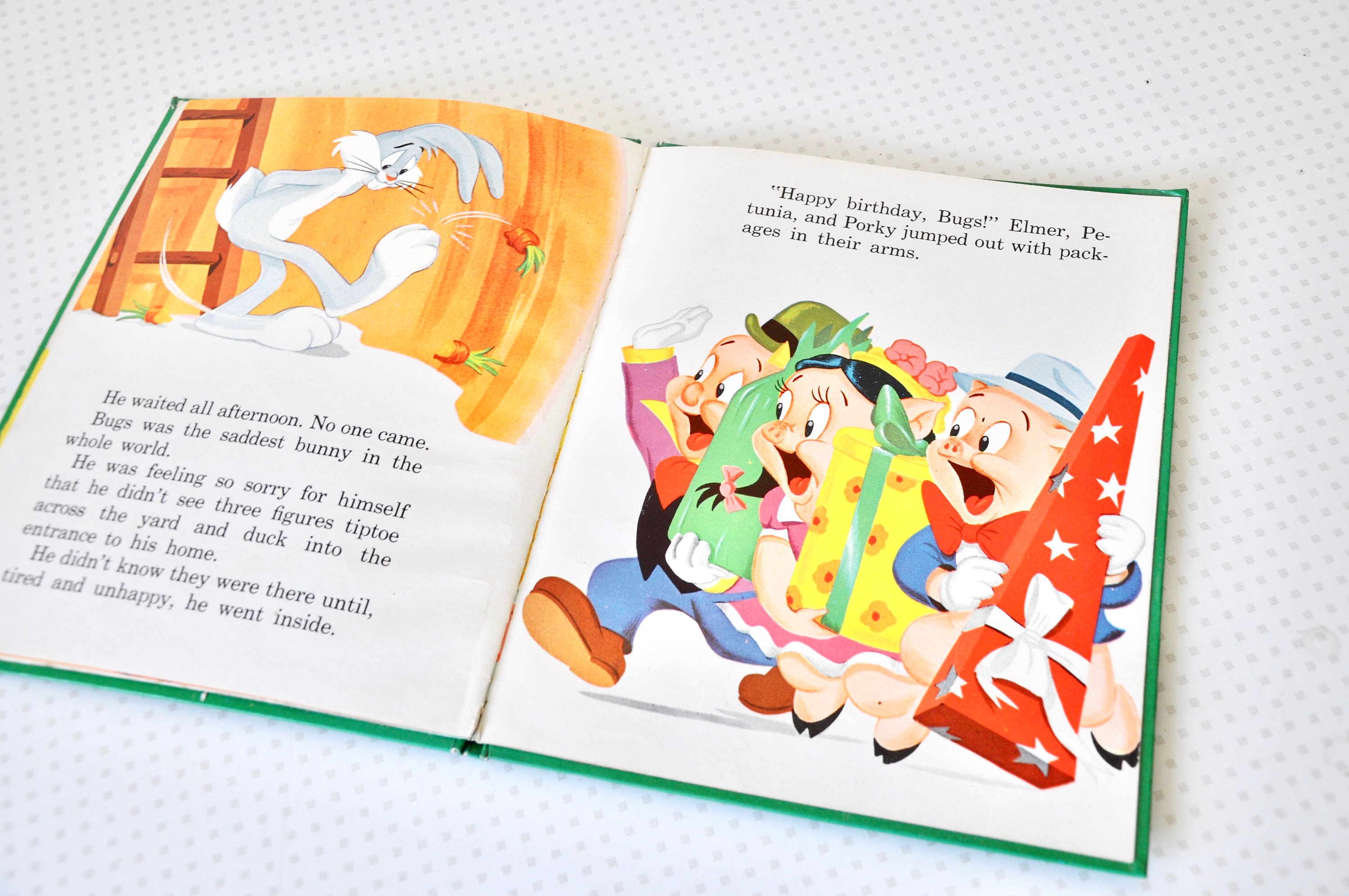 Vintage Bugs Bunny Birthday Surprise Big Television Book From - Etsy UK