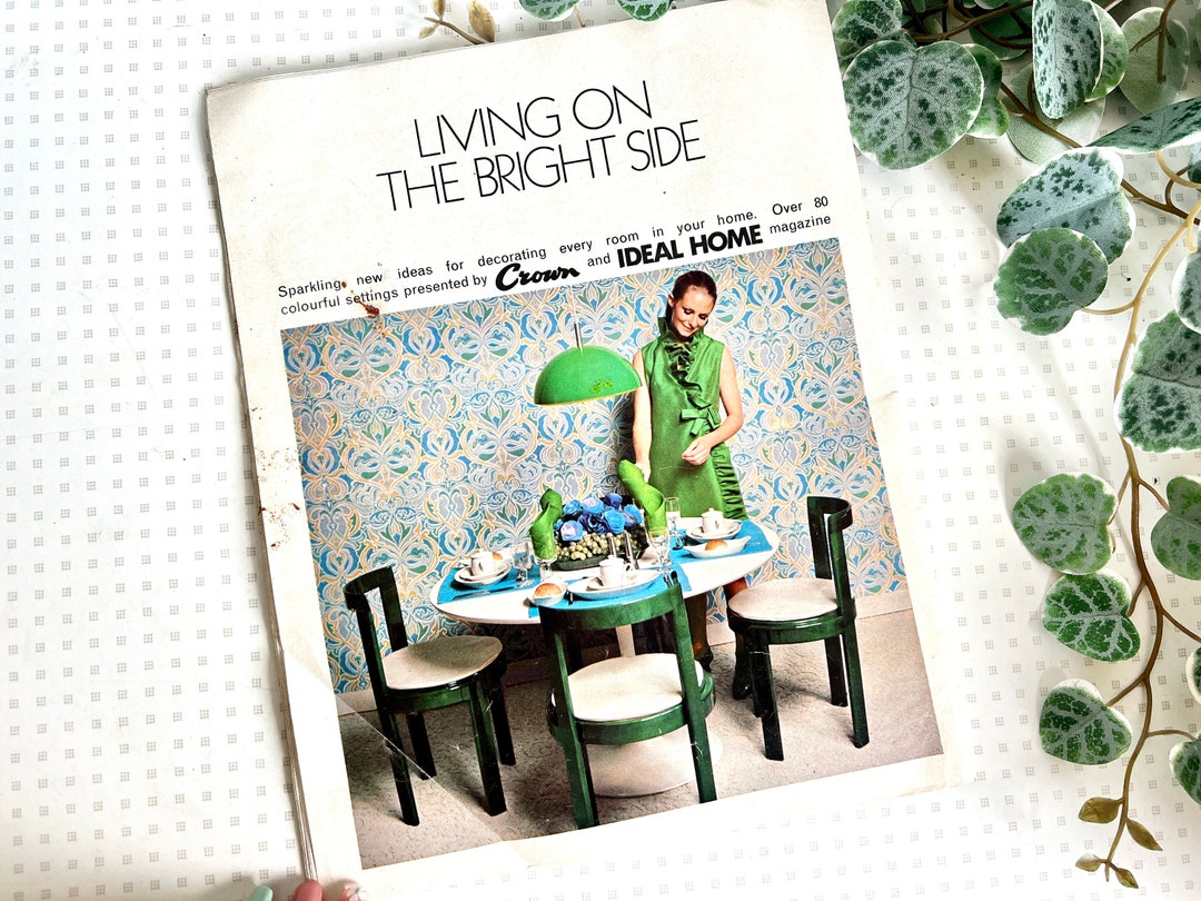 Vintage Crown Paint Living on the Brightside Magazine Brochure 1960s - Etsy