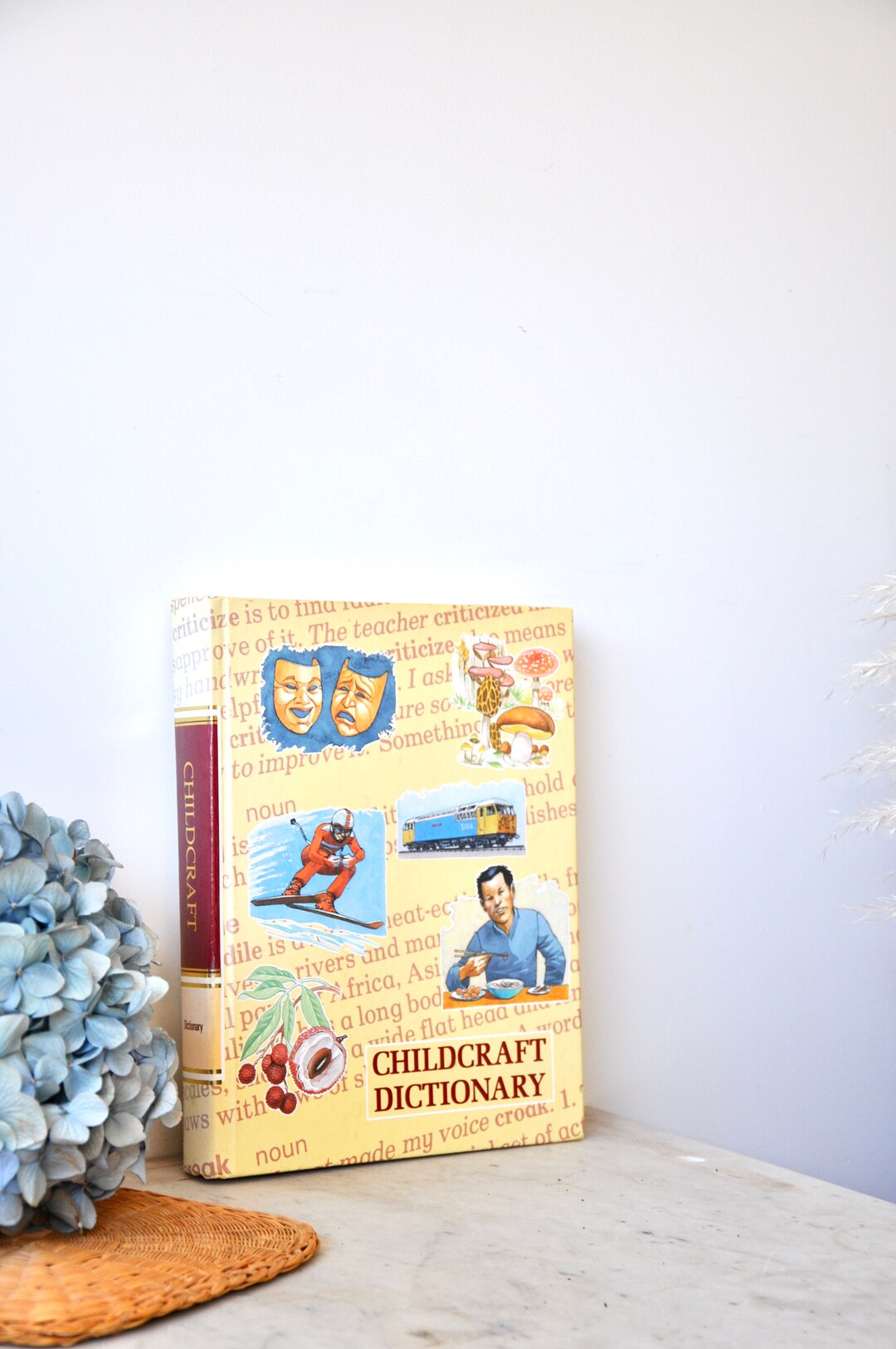 Vintage Childcraft Children's Illustrated Dictionary Hardback Book - Etsy