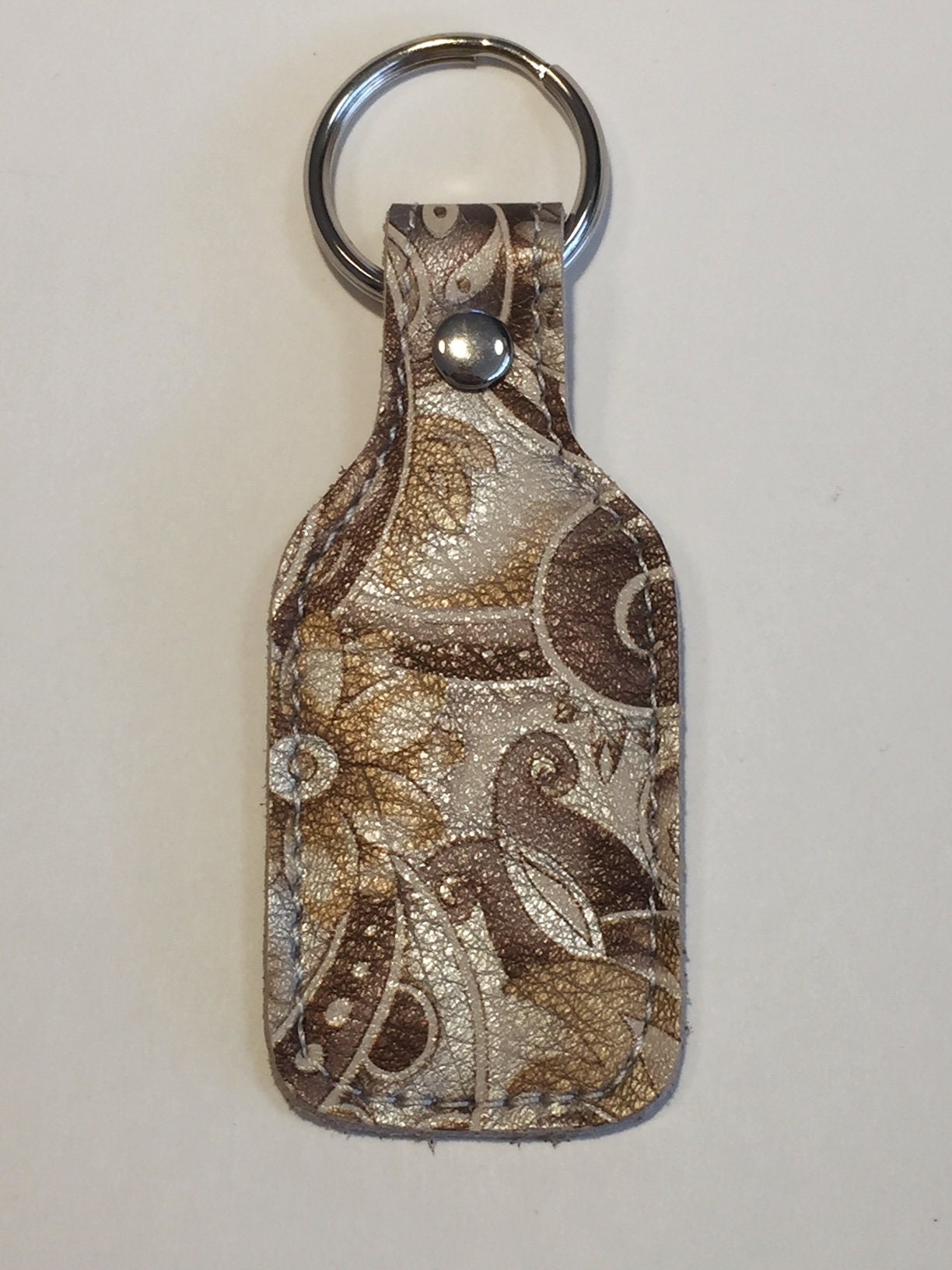 Leather Key Fobs Hand Made Leather Key Chains Beautiful Hide and ...