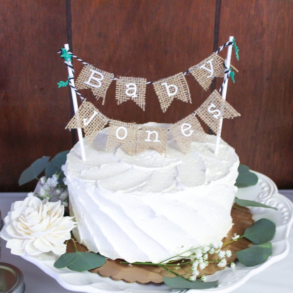 Banner Cake Topper - Etsy
