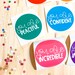 Motivational Line up Stickers:you Are Set RAINBOW - Etsy