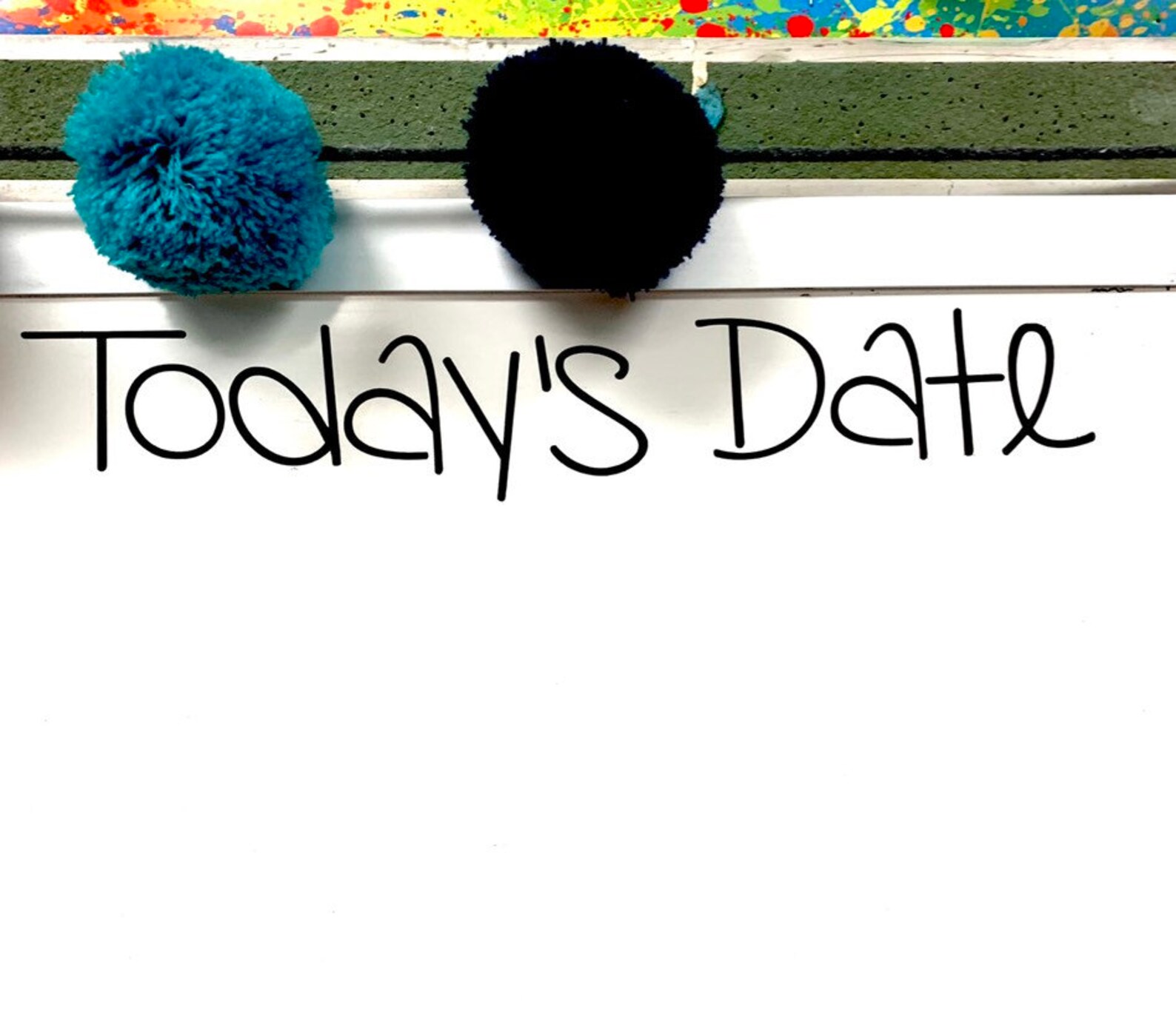 Today's Date Whiteboard Decal - Etsy