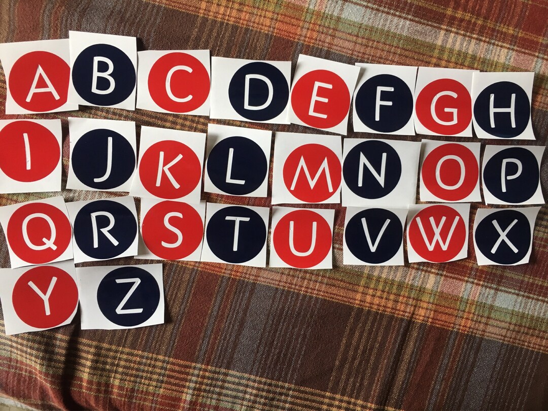 Alphabet Floor/table/wall Stickers - Etsy