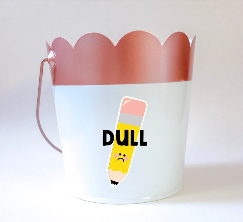 Music Teacher Pencil Cups. Sharp and Flat Pencil Tins | Etsy