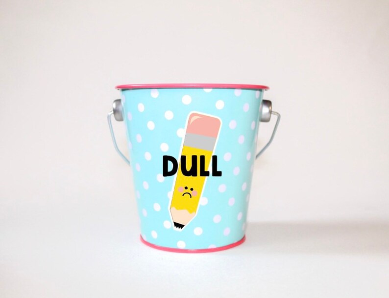 Music Teacher Pencil Cups. Sharp and Flat Pencil Tins | Etsy