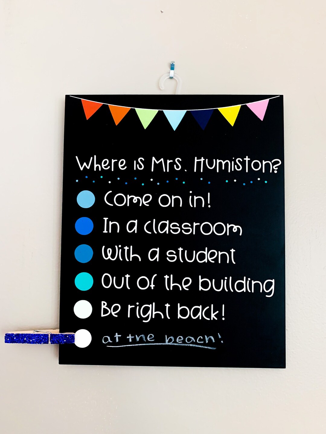 Nurse Door Sign | Custom Teacher Gift | PT Door Sign | Custom Educator ...