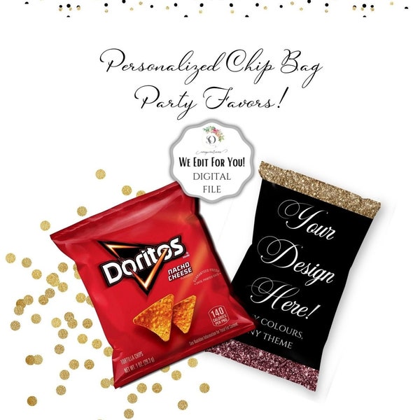 Chip Bag Covers - Etsy