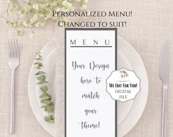 Retirement Party Menu - Etsy