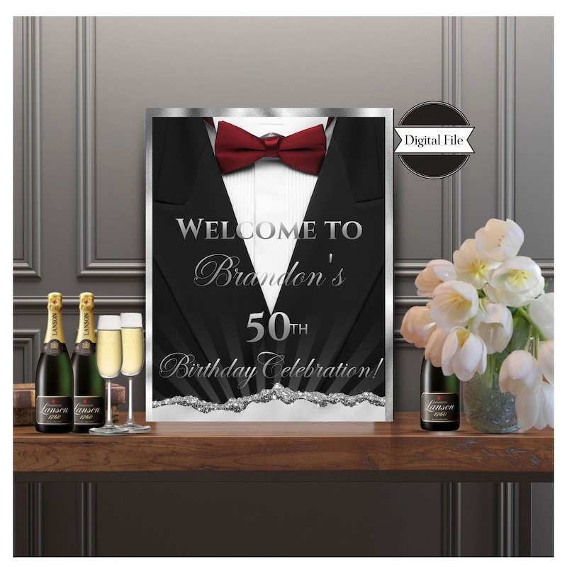 Tuxedo Party Decorations - Etsy