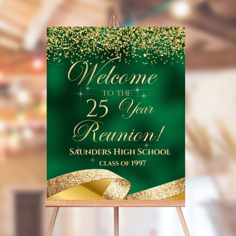 Class Reunion Welcome Sign - Etsy
