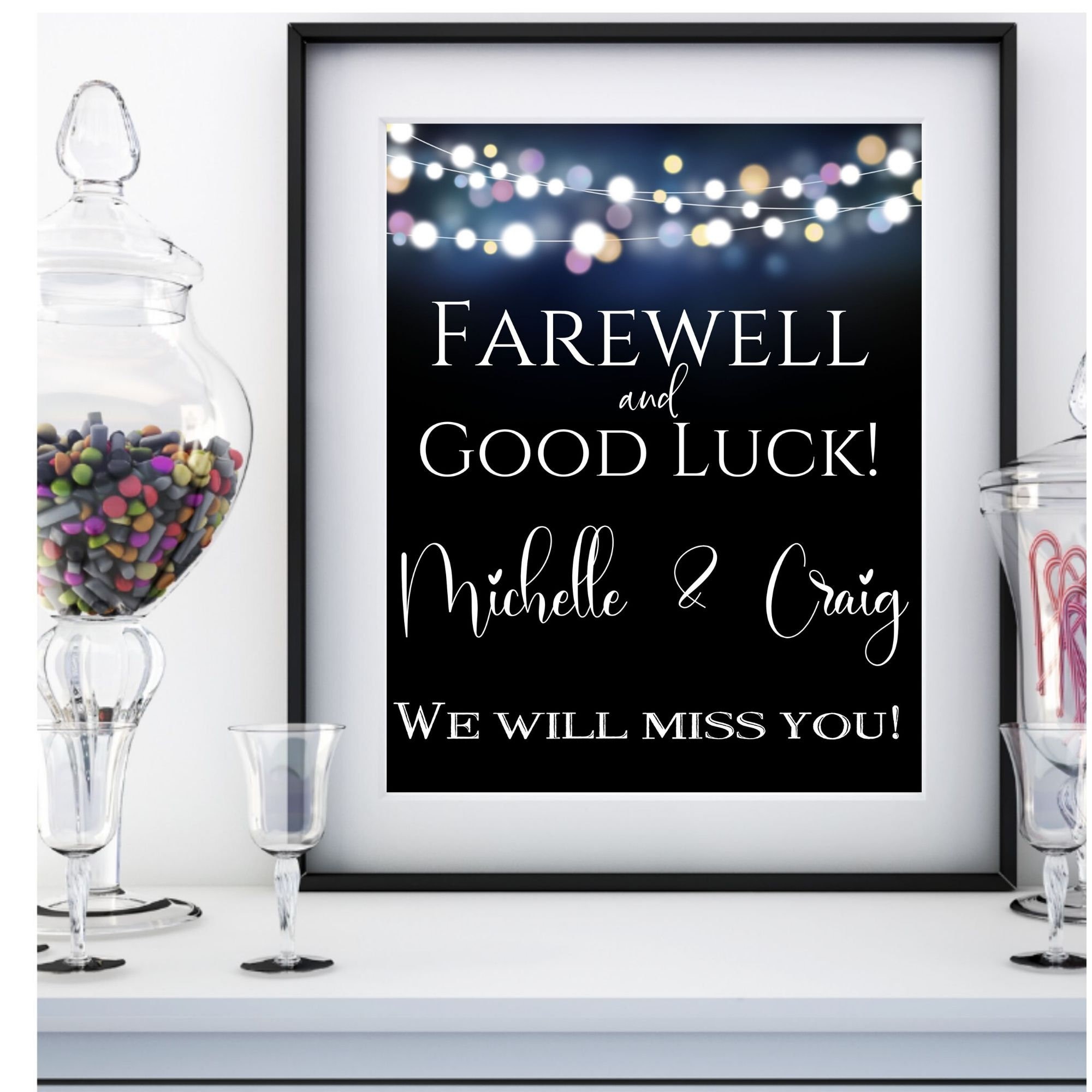Goodbye Poster Farewell Poster We Will Miss You - Etsy