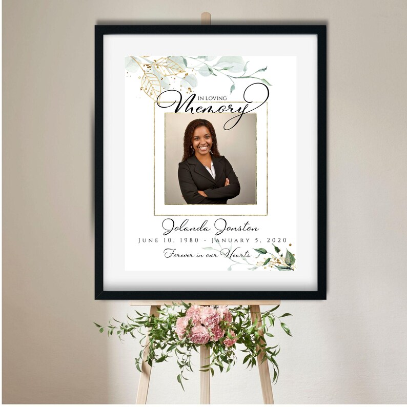 Personalized in Loving Memory of Welcome Sign Funeral Welcome - Etsy