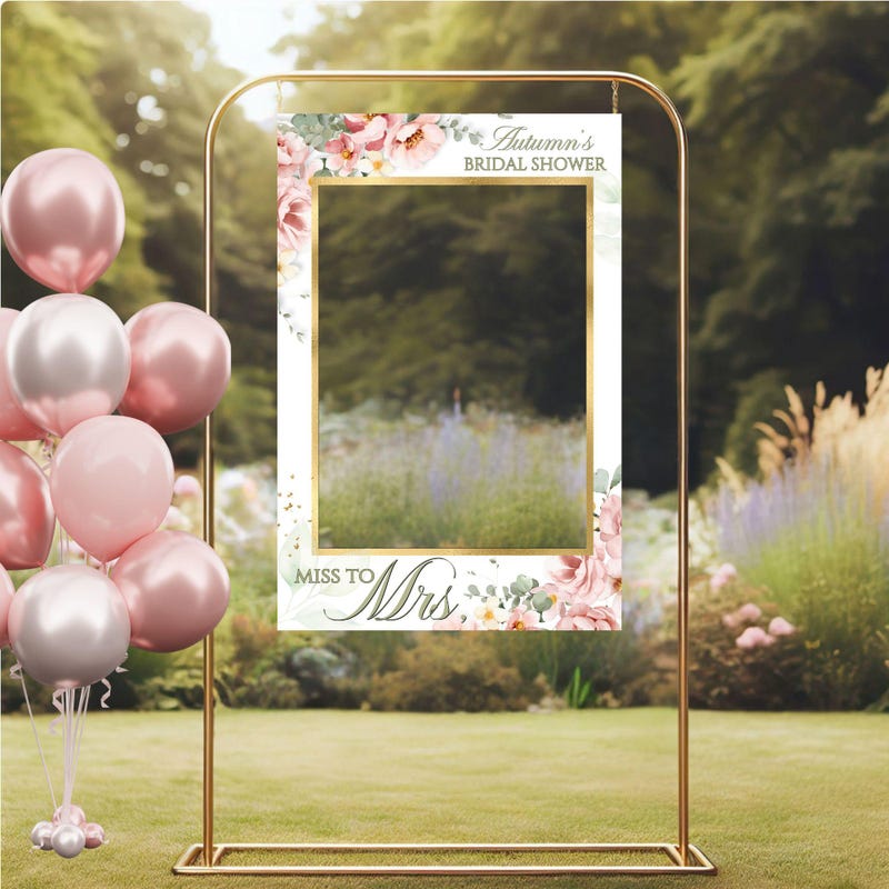 Floral Selfie Frame - Etsy