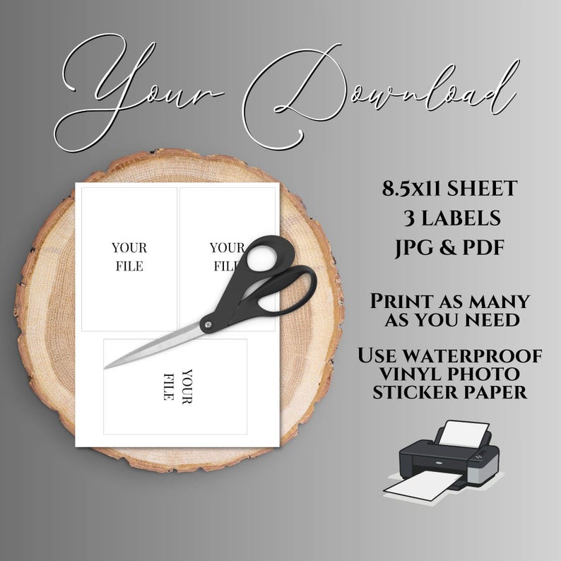 75th Birthday Wine Label Printable in Black and Silver, Birthday Wine ...