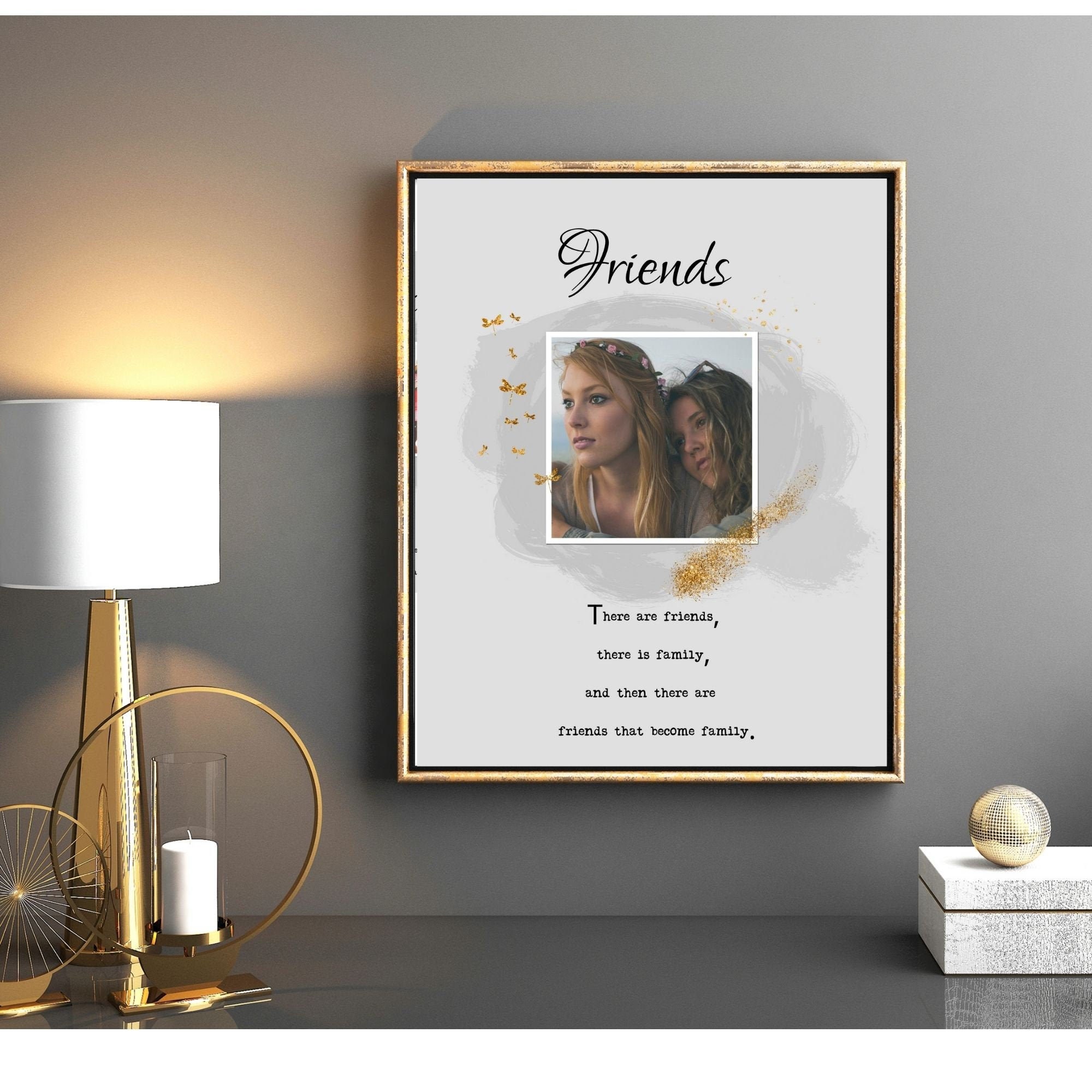 Personalized Photo Friend Printable Custom Friend's | Etsy