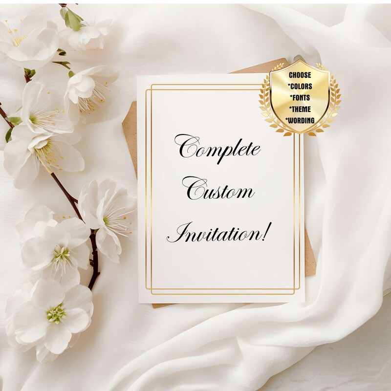 Custom Invitations - Etsy