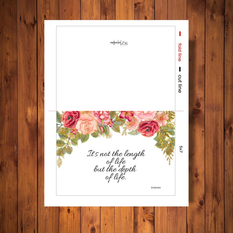 Sympathy Card Condolence Card Blank Card Print Yourself | Etsy