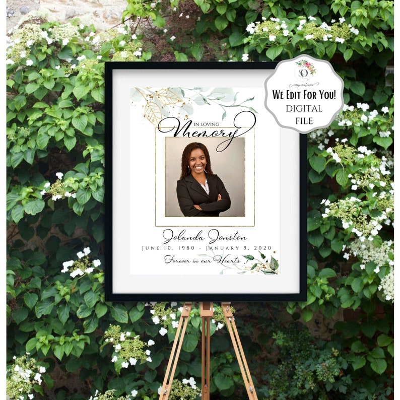 Personalized in Loving Memory of Welcome Sign Funeral Welcome - Etsy