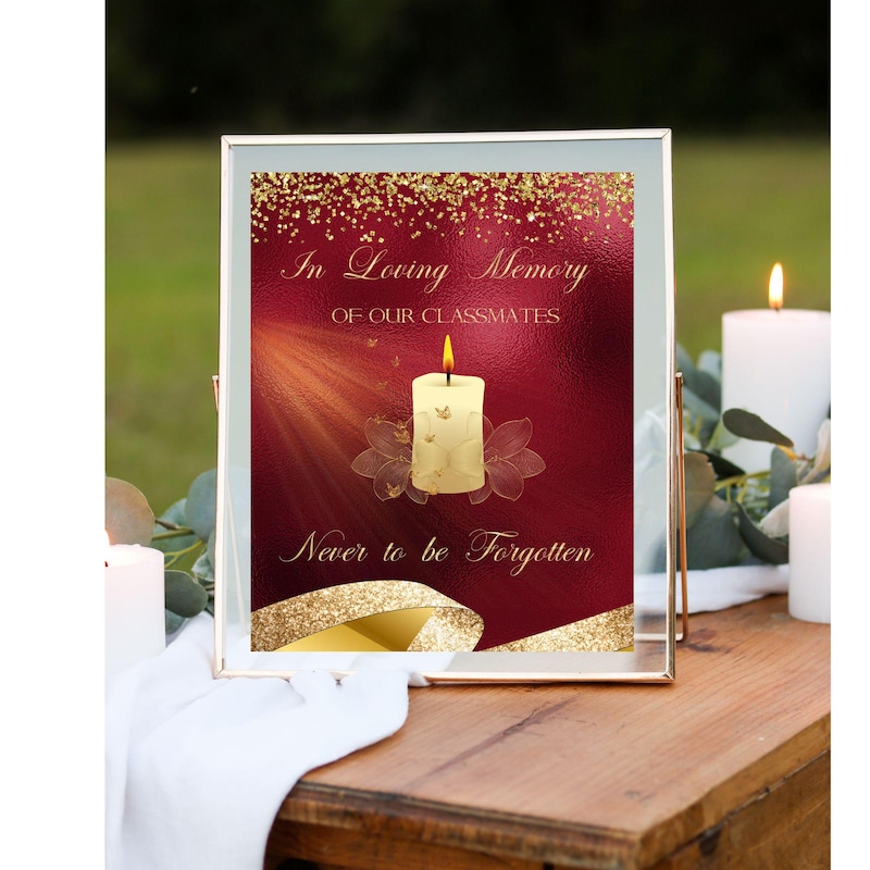 Reunion Memorial Table - Etsy