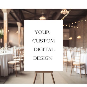 Full Custom Design Digital Poster, Personalized Digital Print File ...