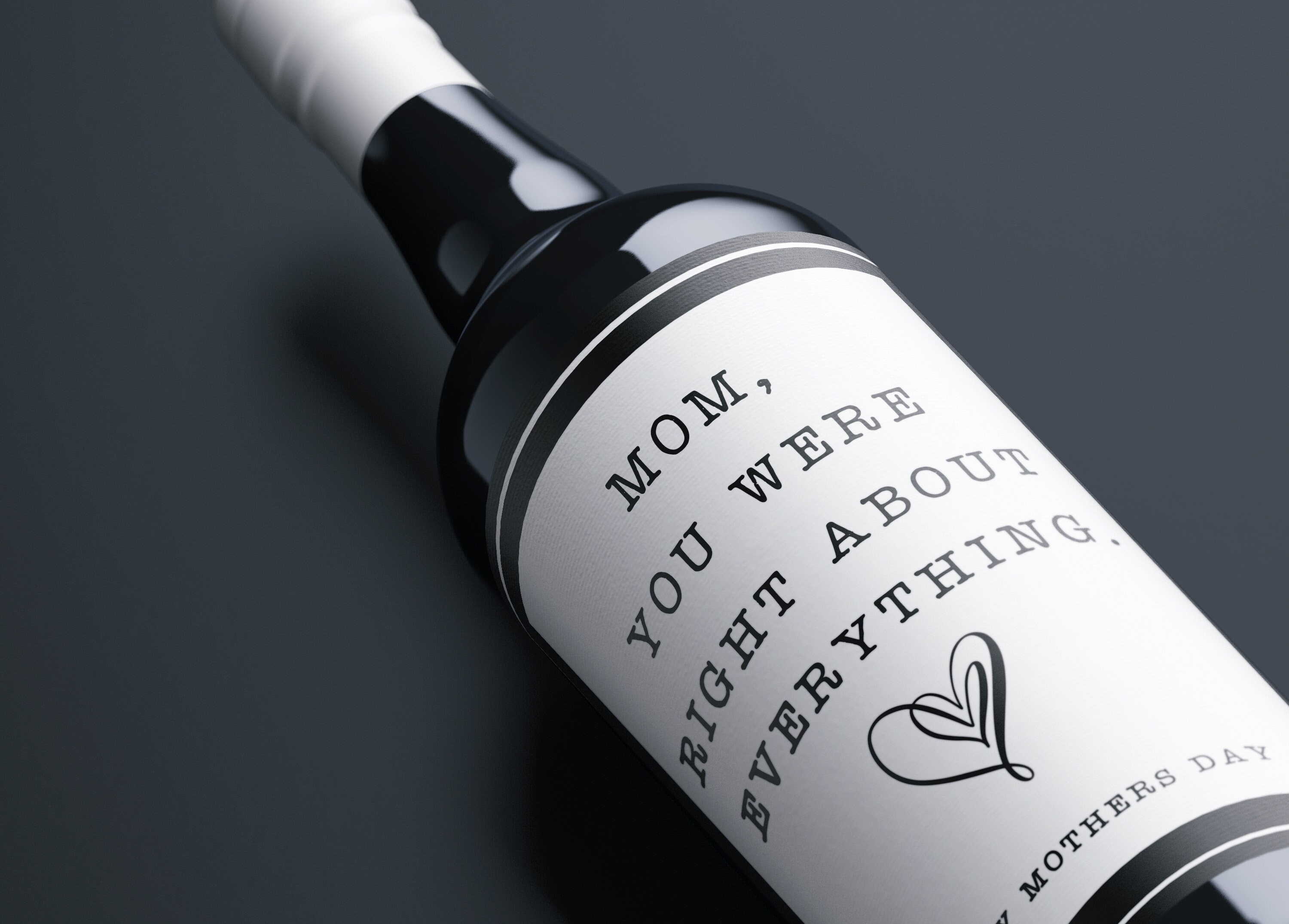 Mother's Day Printable Wine Labels Mother's Day Wine - Etsy