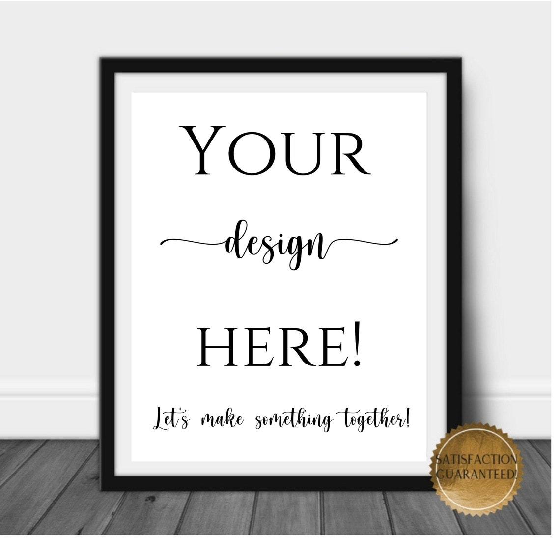 Your Design Here Print Custom Design Order Personalized - Etsy