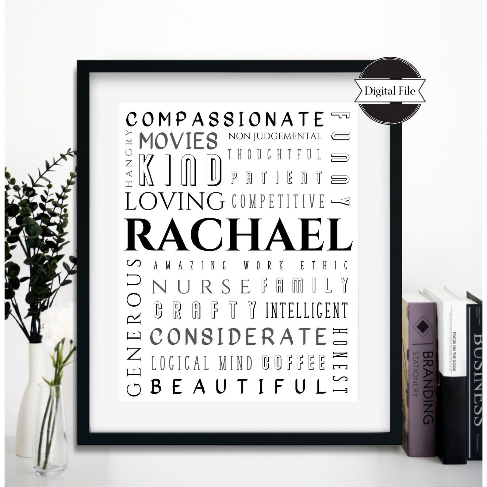 Subway Name Art Gift Print Personalized Subway Art Print | Etsy