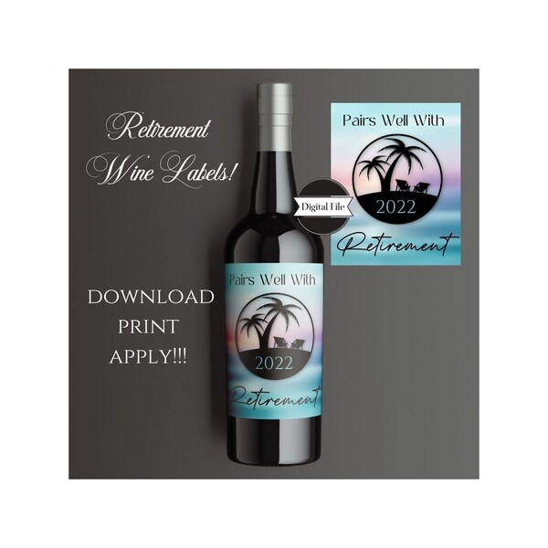 Pairs Well With Wine Label Svg - Etsy