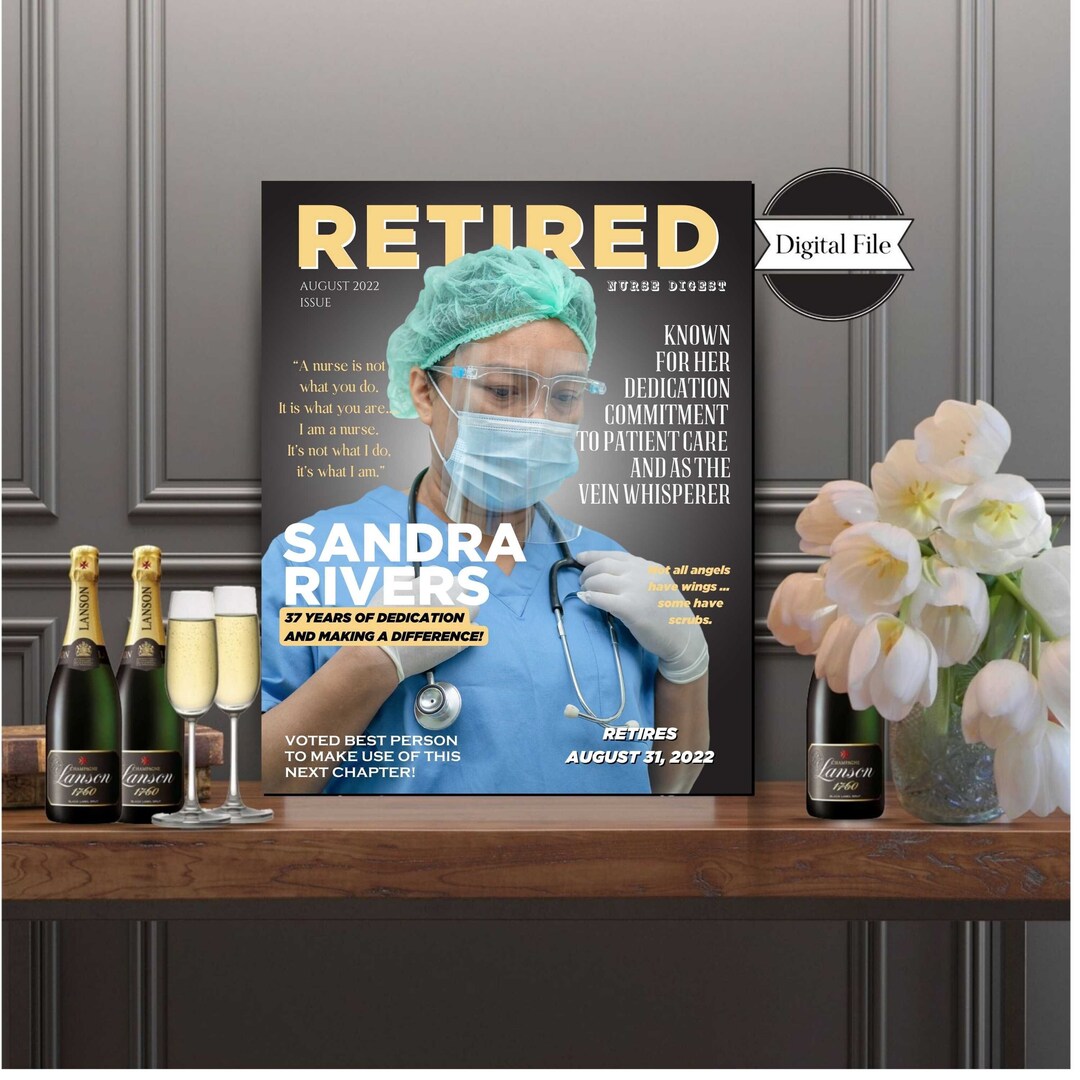 Personalized Photo Retirement Poster for Nurse/medical - Etsy